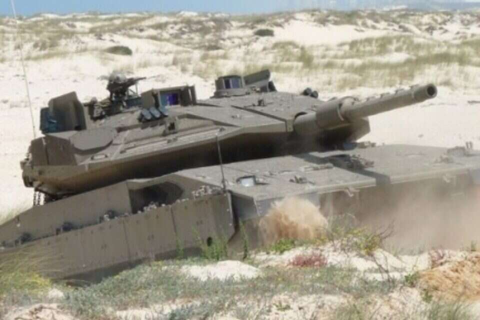 צילום: Courtesy of Rafael Advanced Defense Systems // An IDF tank ...
